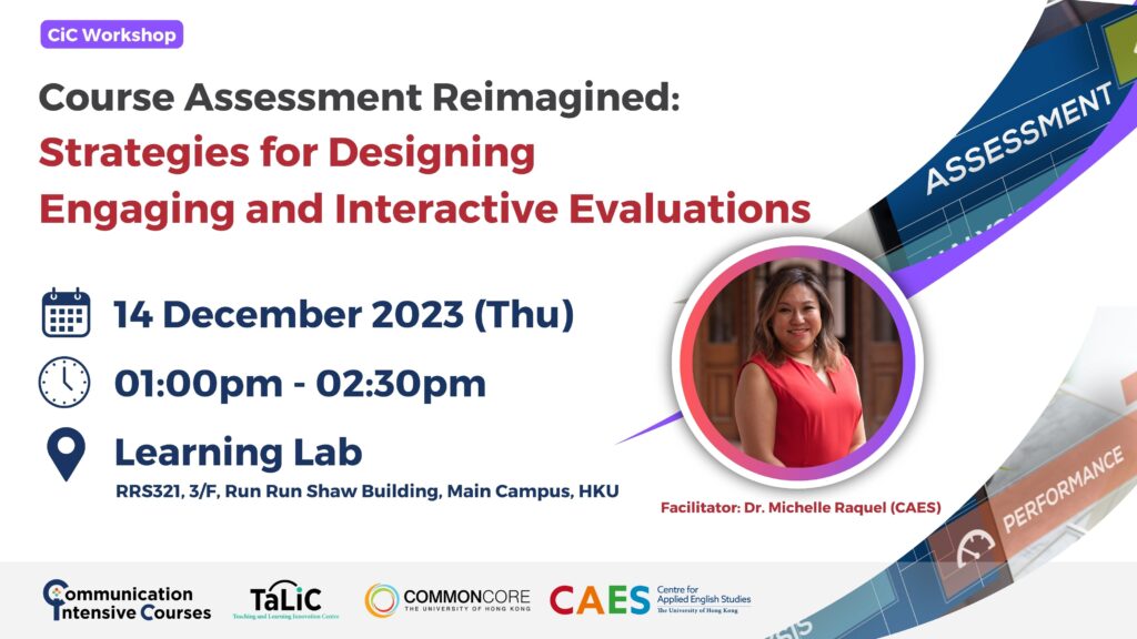 CiC Workshop - Course Assessment Reimagined - Communication-Intensive Courses